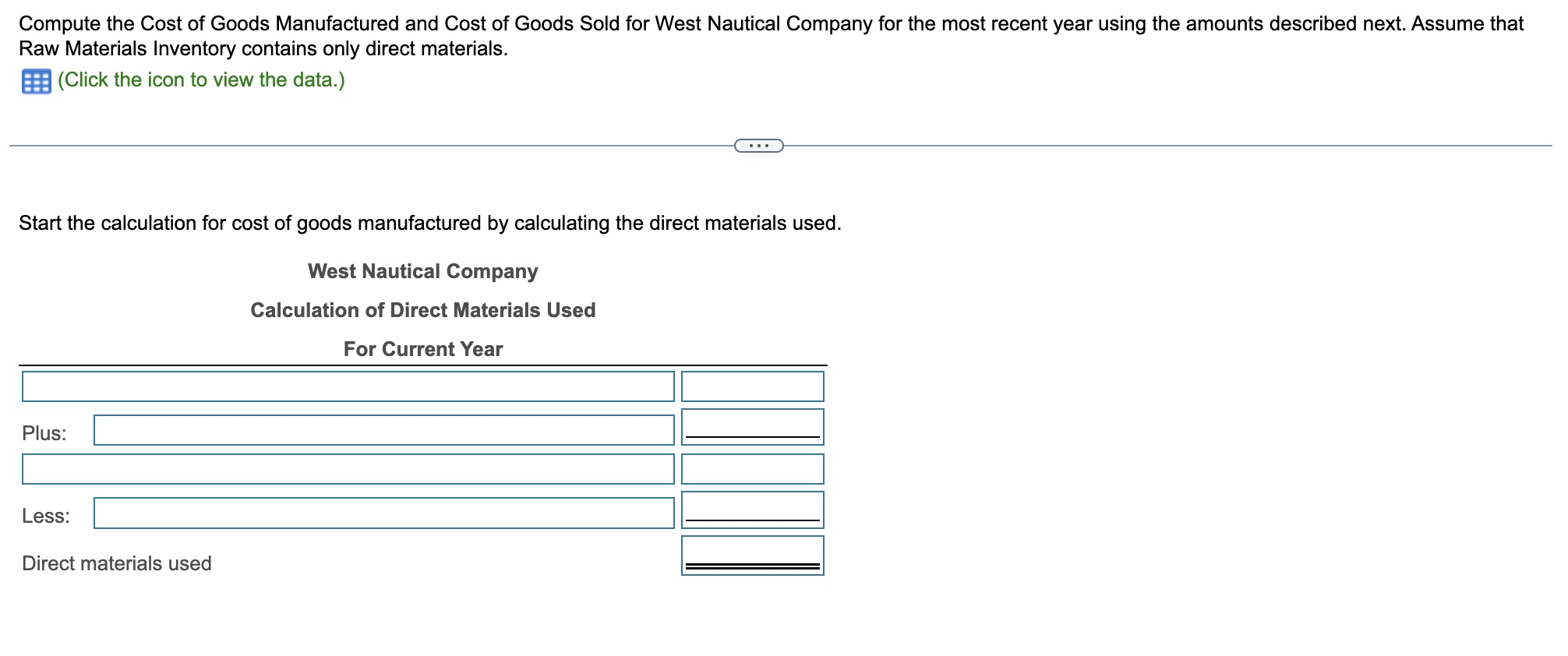 Solved Compute the Cost of Goods Manufactured and Cost of | Chegg.com