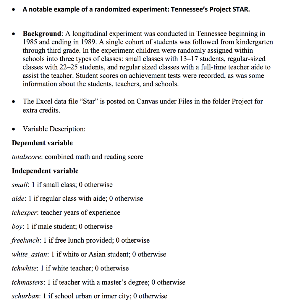 » A notable example of a randomized experiment: | Chegg.com