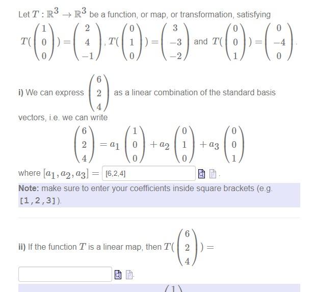 Solved Another linear map S: R2 + R2 has the property that | Chegg.com