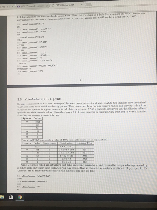 2 Part 2: A Library of Functions For this part of the | Chegg.com