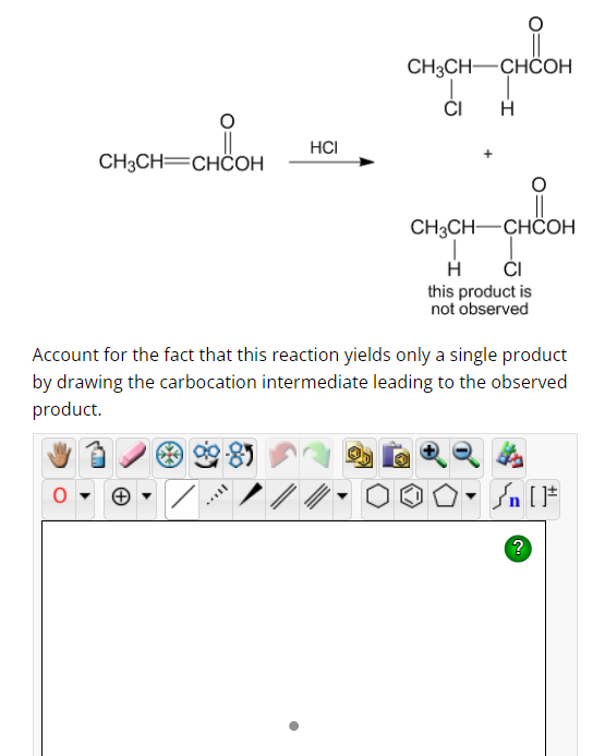 Solved Account for the fact that this reaction yields only a | Chegg.com