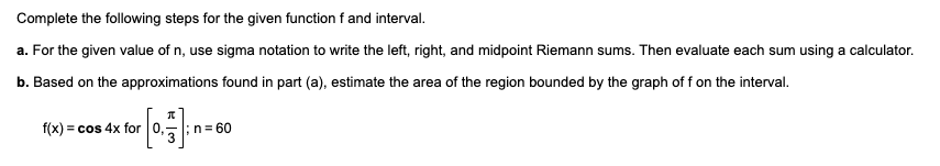 Solved Complete the following steps for the given function f | Chegg.com