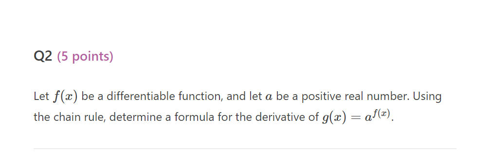 Solved Let f(x) and g(x) be differentiable functions, with | Chegg.com