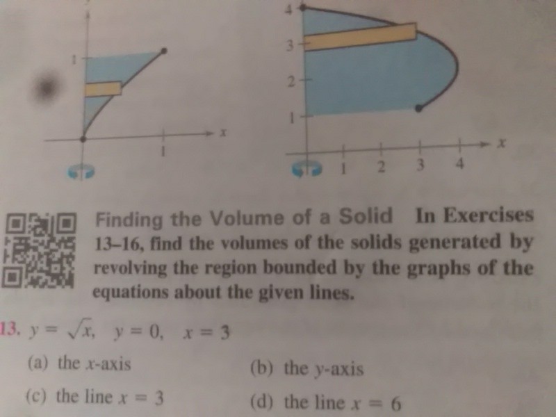Solved Pi234 Finding the Volume of a Solid In Exercises | Chegg.com