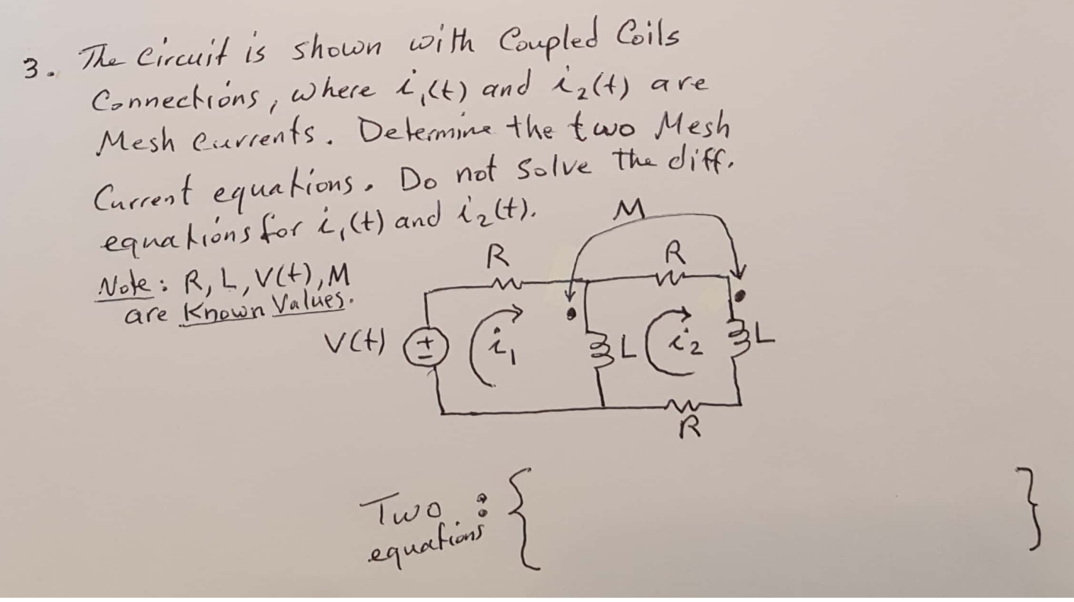 Solved 3. The Circuit is shown with Coupled Coils | Chegg.com