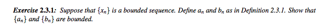Solved Exercise 2.3.1: Suppose that {Xn) is a bounded | Chegg.com