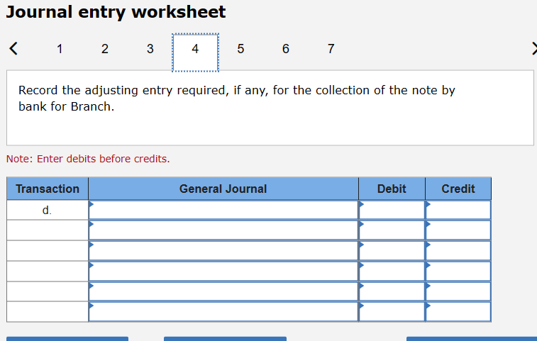 Solved Journal entry worksheet Record the adjusting entry | Chegg.com