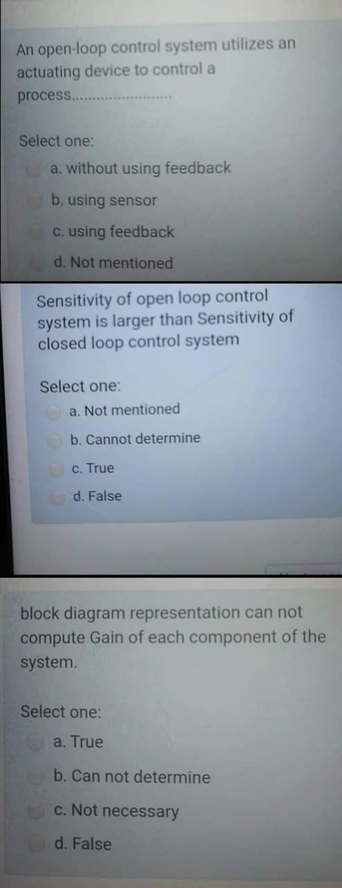 Solved An open-loop control system utilizes an actuating | Chegg.com