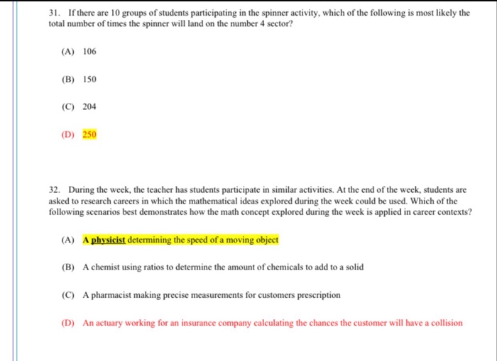 31. If there are 10 groups of students participating | Chegg.com