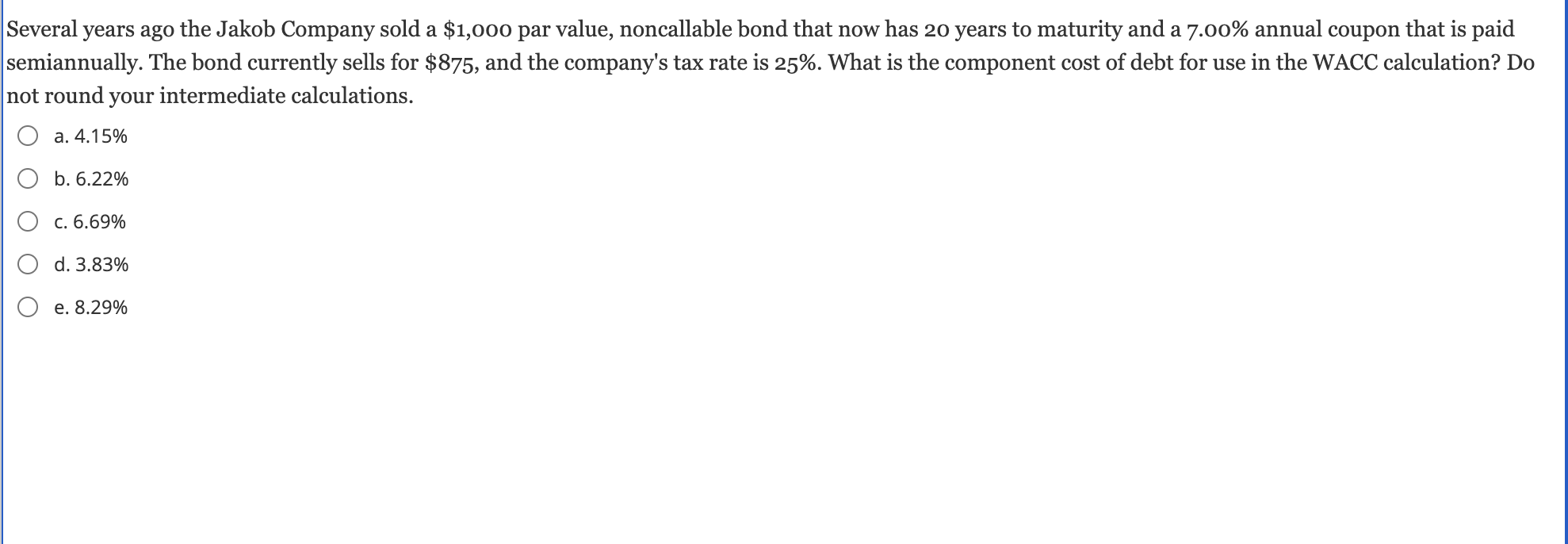 Solved Several years ago the Jakob Company sold a $1,000 par | Chegg.com