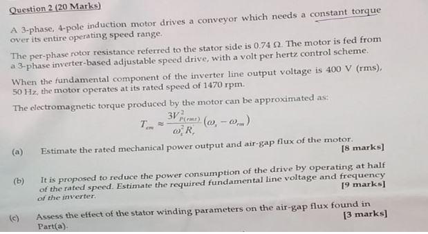 Solved attempt all parts a b and c with a detailed solution. | Chegg.com