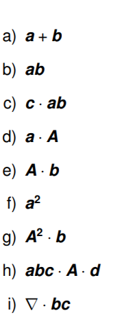 Solved Write the following expressions in index notation, | Chegg.com