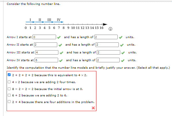Solved Consider the following number line. units. units. III | Chegg.com