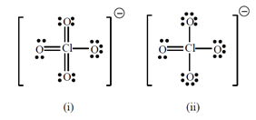 Solved Here are two Lewis structures for the | Chegg.com