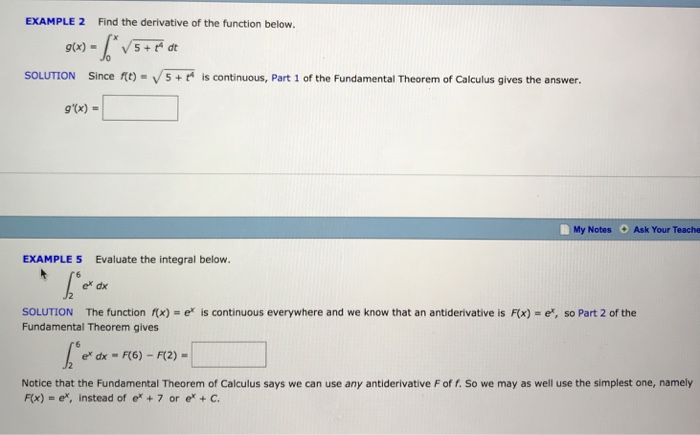 Solved Example 2 Find The Derivative Of The Function Below