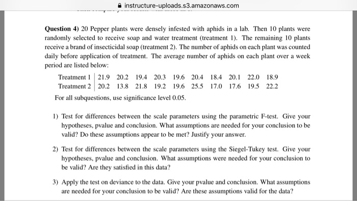Solved instructure-uploads.s3.amazonaws.com Question 4) 20 | Chegg.com