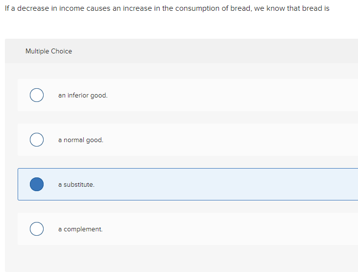 Solved Show me the steps to solve If a decrease in income | Chegg.com
