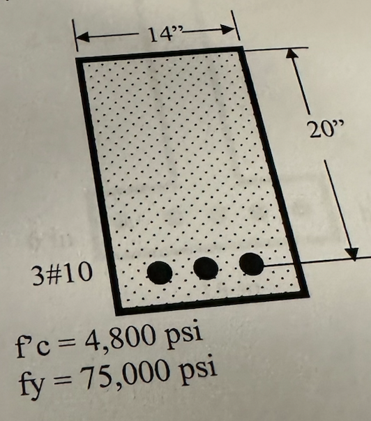 Solved determine the nominal bending moment capacity of the | Chegg.com