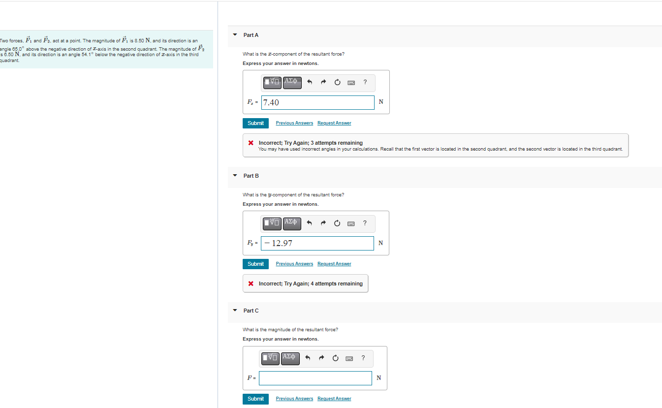 Solved x Incorrect; Try Again; 3 attempts remaining You may | Chegg.com