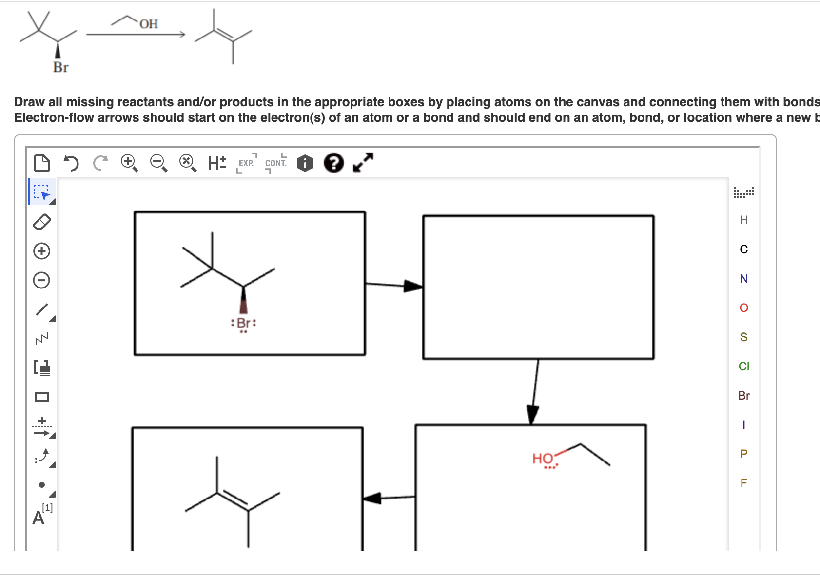 Draw all missing reactants and/or products in the | Chegg.com