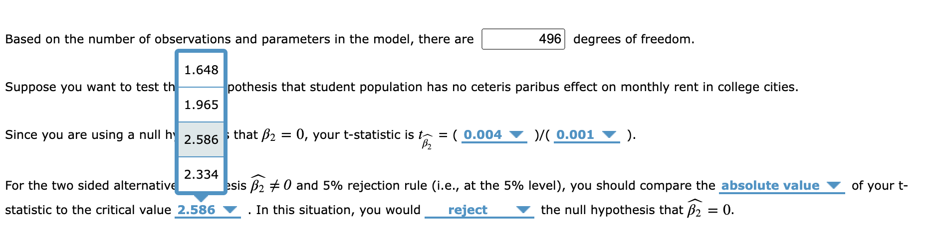Solved 4. Hypothesis testing against a two-sided alternative | Chegg.com