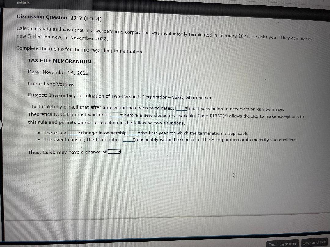 Caleb calls you and says that his two-person S | Chegg.com