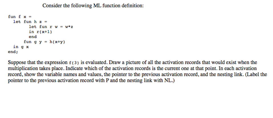 Regarding the comment, this is the ML programming | Chegg.com