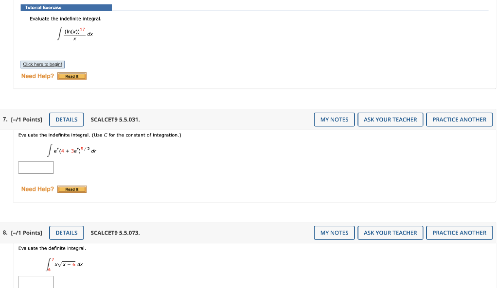 Solved Evaluate the indefinite integral. ∫x(ln(x))17dx −11 | Chegg.com