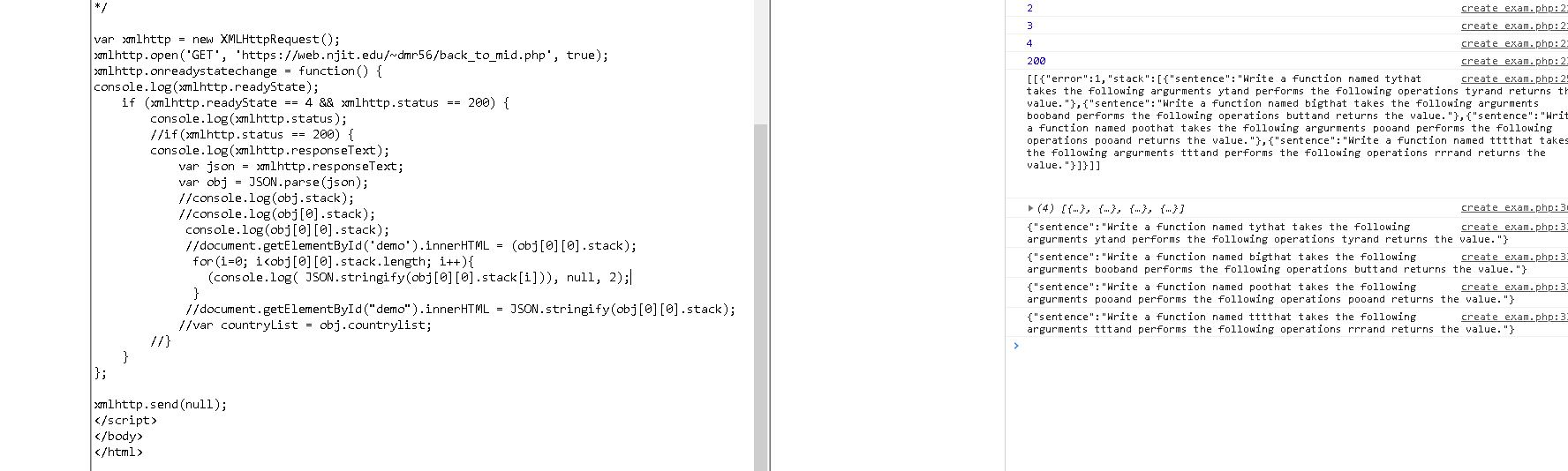 Solved JAVASCRIPT: From my console logs, you can see the 4 | Chegg.com
