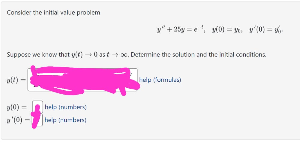 Solved Consider The Initial Value Problem