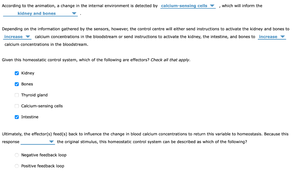 Solved Now, consider how these components of a homeostatic | Chegg.com