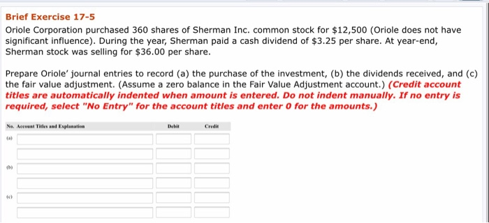 Solved Brief Exercise 17-5 Oriole Corporation purchased 360 | Chegg.com