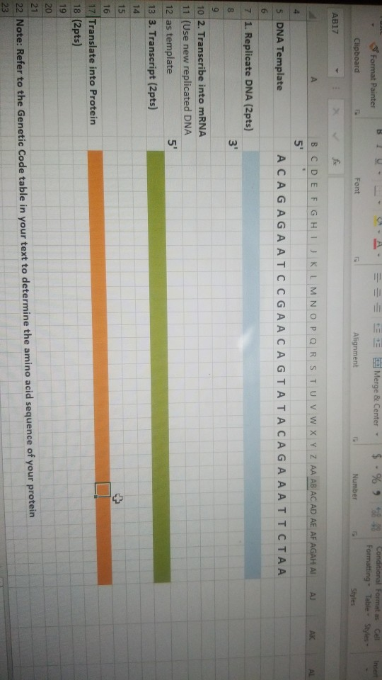 Solved Ио LL Format Painter EE SEE Merge & Center | Chegg.com