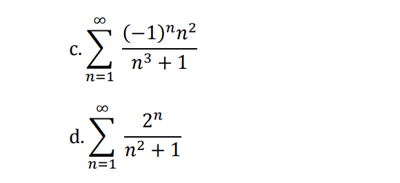 Solved Determine whether the series is absolutely | Chegg.com
