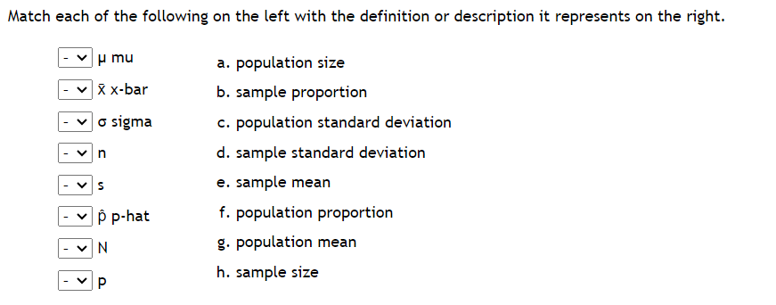 Solved Match each of the following on the left with the | Chegg.com