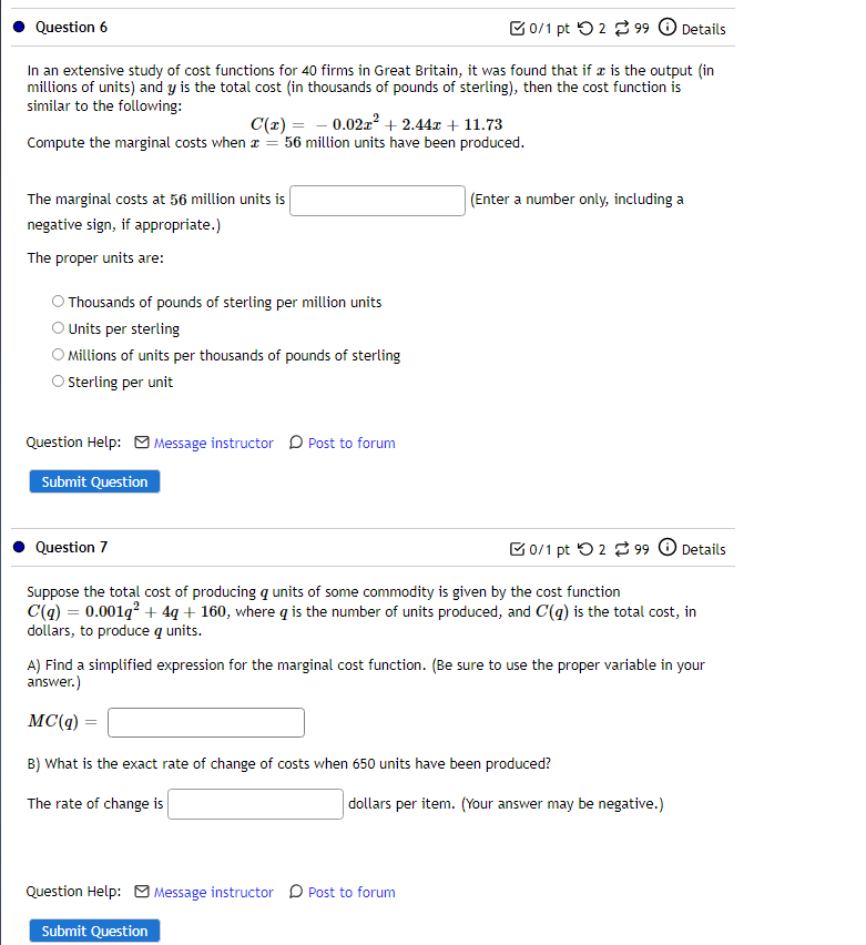 Solved Question 6 0/1 pt 3 299 Details In an extensive study | Chegg.com