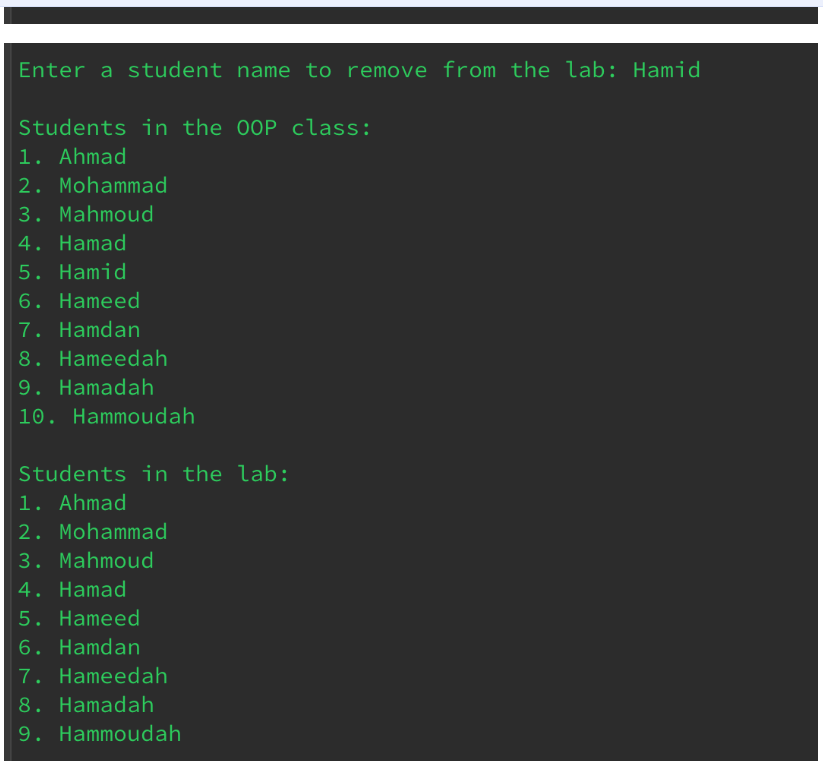 Solved A WordList Class Part 1 (75 points) Create a class | Chegg.com