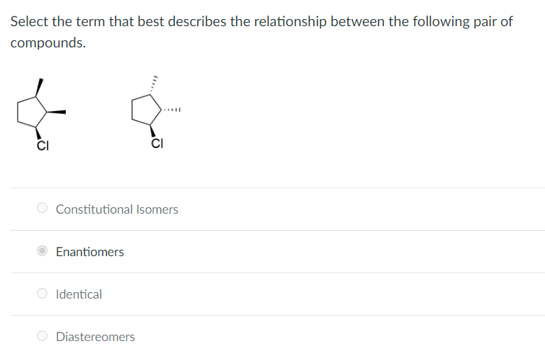 Solved Select the term that best describes the relationship | Chegg.com