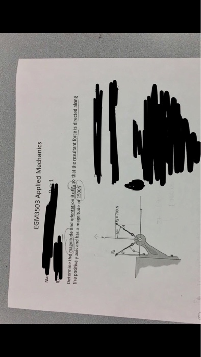 Solved Determine The Magnitude And Orientation Theta Of F S