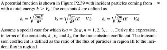 Solved A potential function is shown in Figure P2.39 with | Chegg.com