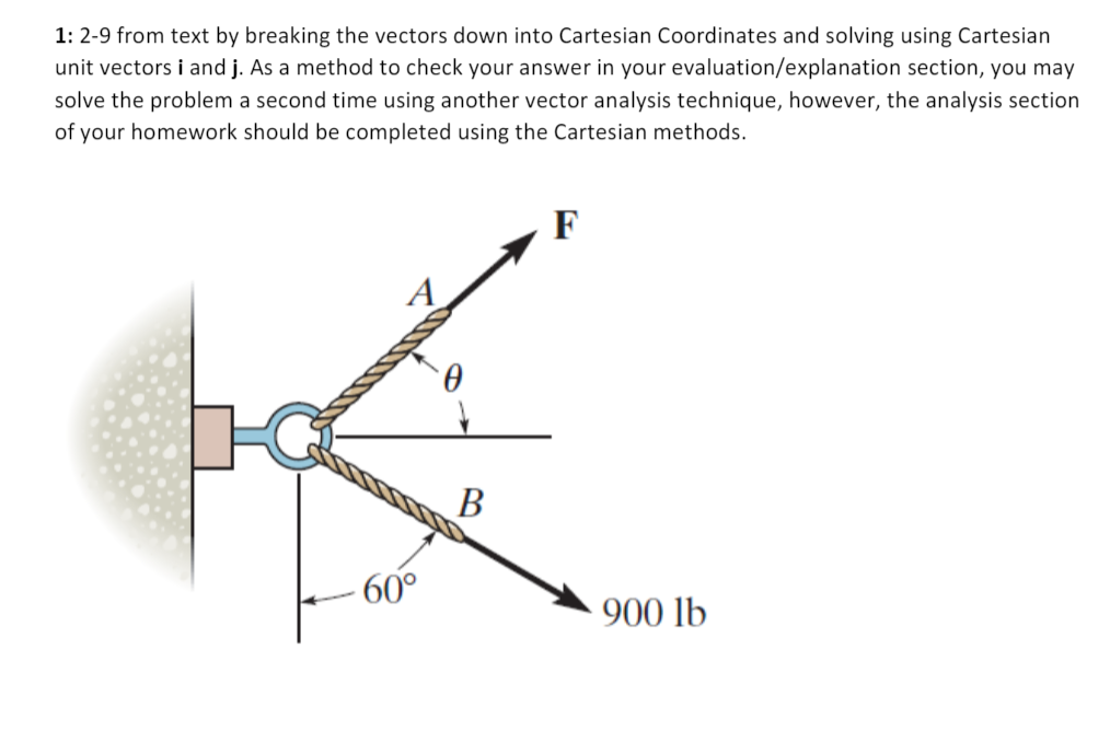 1: 2-9 from text by breaking the vectors down into | Chegg.com