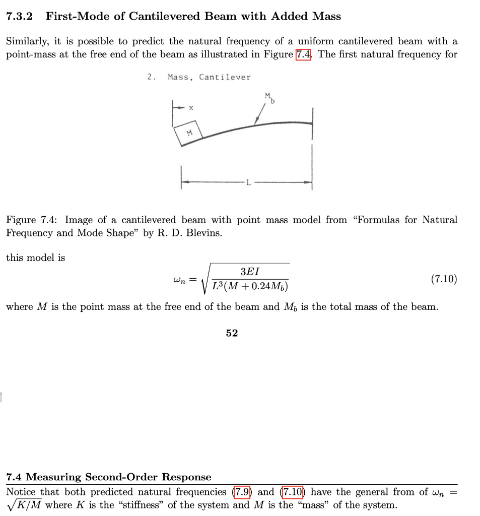 Solved 7.3.1 First-Mode of Cantilevered Beam The first | Chegg.com