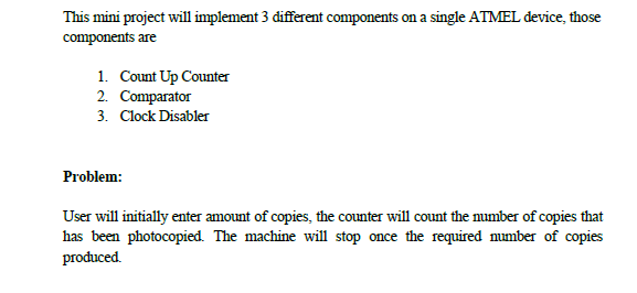 Mini Project: Programmable Logic Device (PLD) | Chegg.com