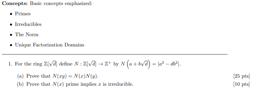 Would you help me with this abstract algebra | Chegg.com