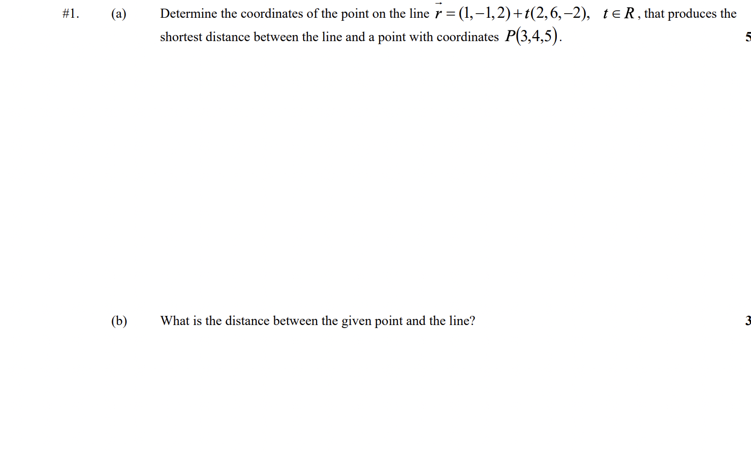 Solved (a) Determine the coordinates of the point on the | Chegg.com