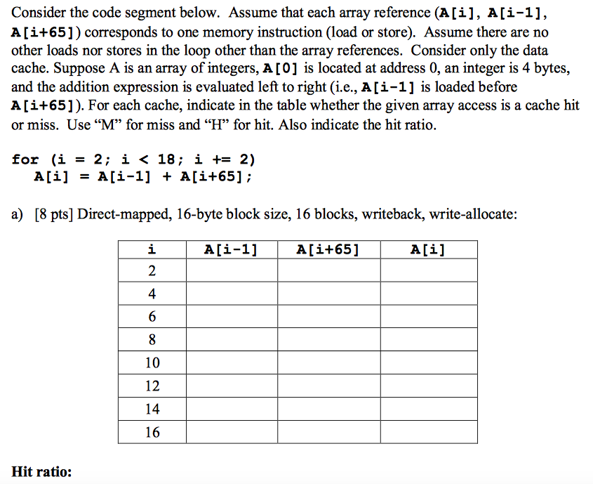 Solved Consider the code segment below. Assume that each | Chegg.com
