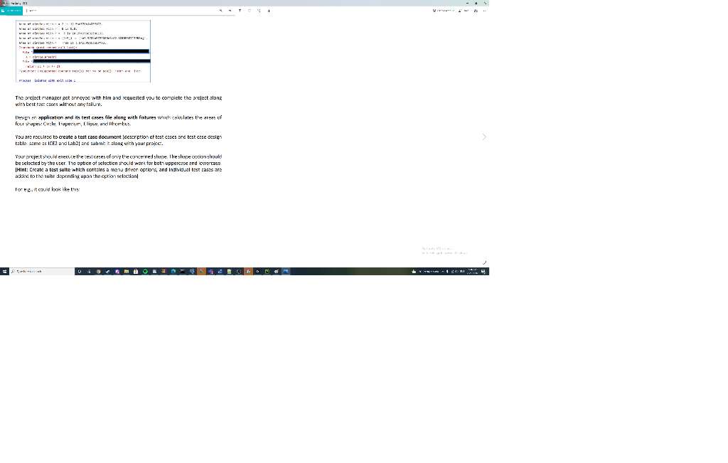 Solved Program Requirements: An inexperienced coder was | Chegg.com