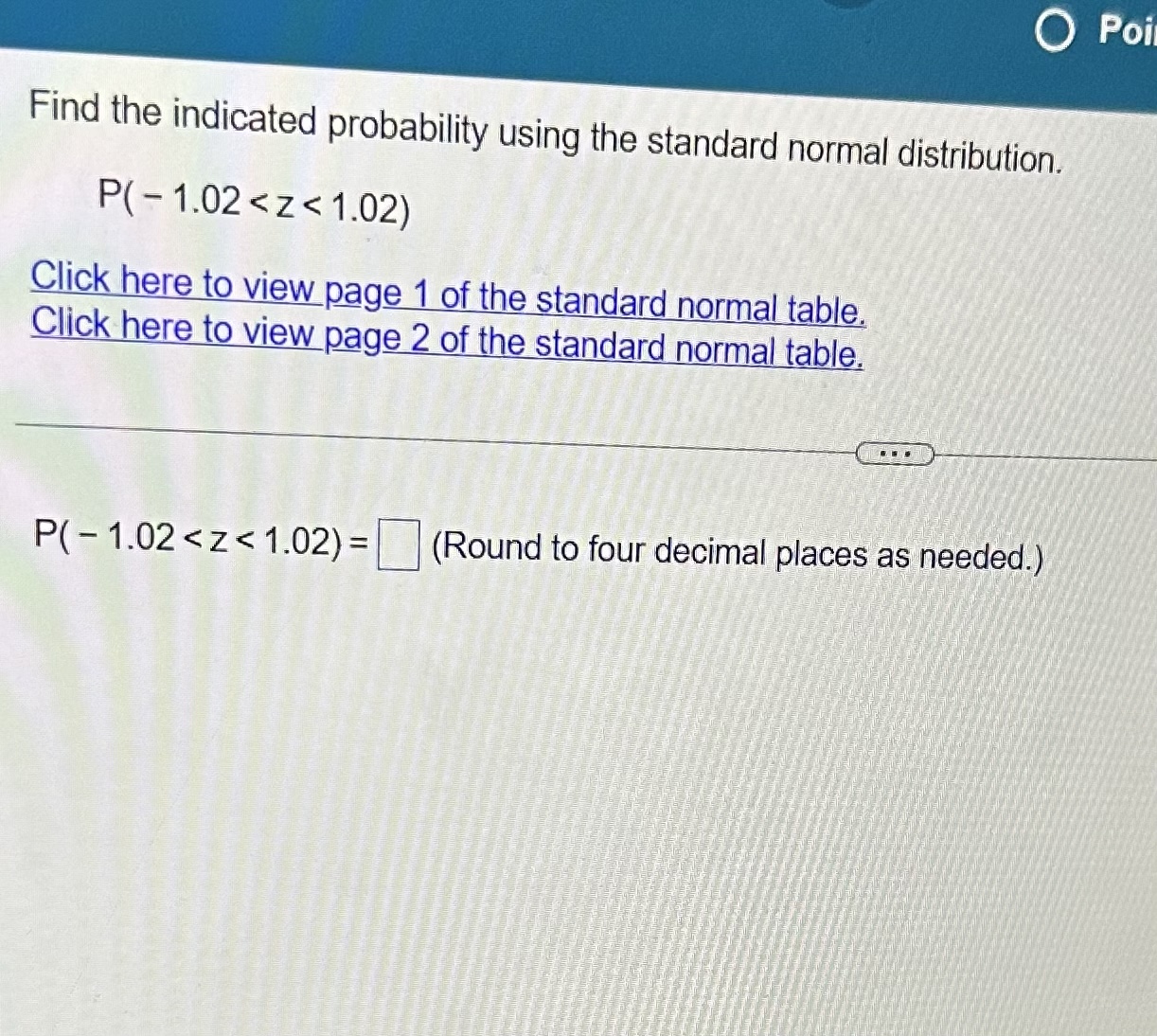 Solved Find the indicated probability using the standard | Chegg.com