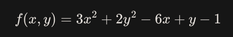 Solved Consider the multivariate polynomial function below. | Chegg.com