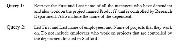 Solved Implement on H2 Database. Using the Company | Chegg.com Solved Implement on H2 Database. Using the Company | Chegg.com
